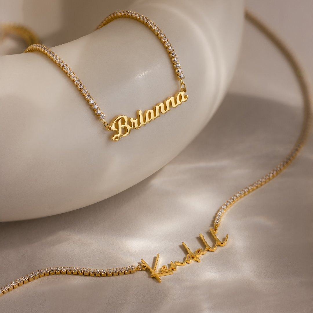Custom Personalized Name Jewelry Collection – Caitlyn Minimalist
