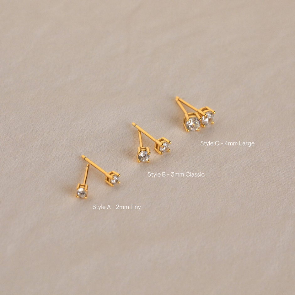Stud Earrings – Caitlyn Minimalist