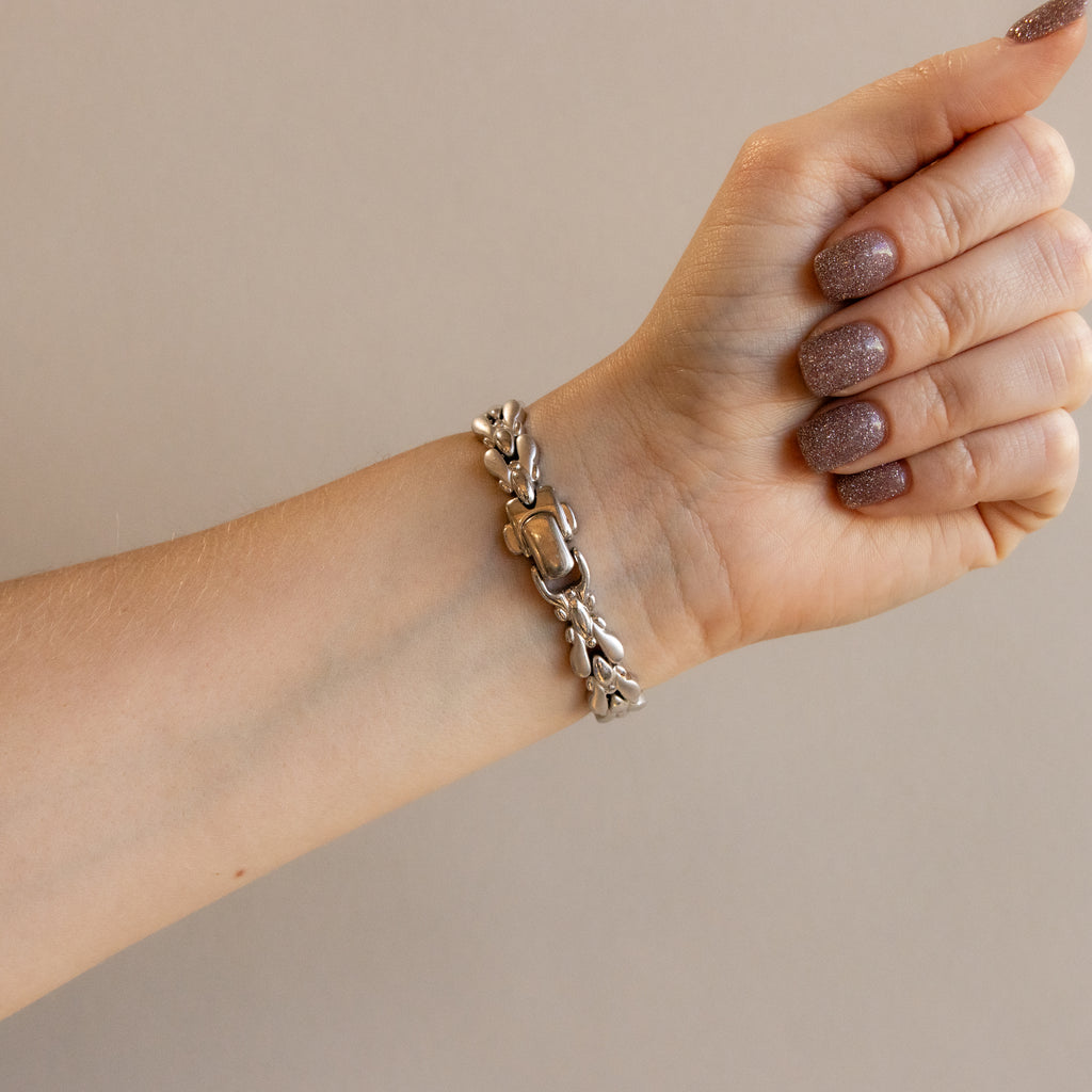 Vintage Seiko Pave Pearl Two Tone Women's Watch | Caitlyn Minimalist