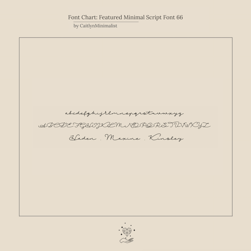 Custom Minimal Cursive Name Necklace | Caitlyn Minimalist