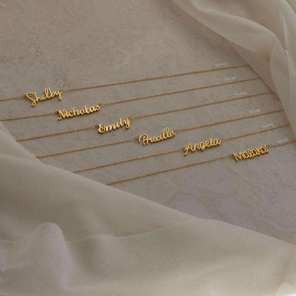 Grace Custom Name Necklace | Caitlyn Minimalist